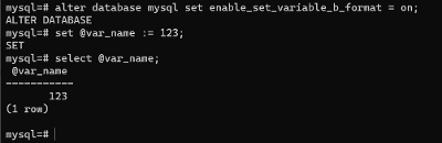 【openGauss】浅试openGauss3.1.0中有关mysql兼容的部分特性-DA-技术分享--MogDB5.2.0提供本站后台数据库服务